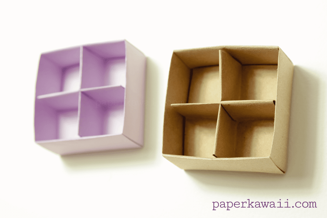 Origami Masu Box Divider Video Tutorial - Paper Kawaii