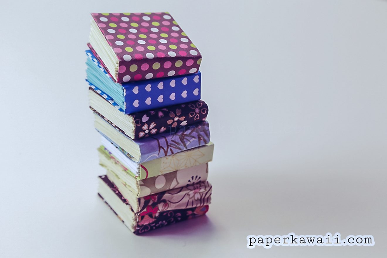 Mini Modular Origami Book Video Tutorial - Paperkawaii
